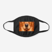 Dog Nose Novelty Black Cotton Face Mask | Zazzle