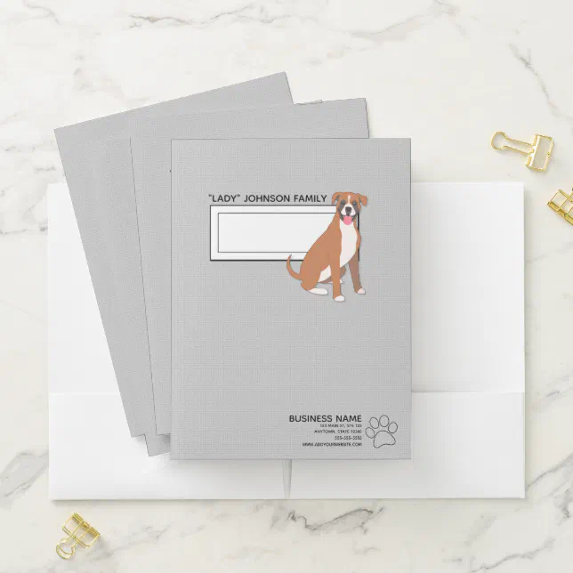 Dog Owner Care Folders | Zazzle