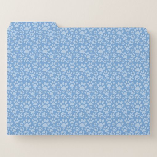 Dog Paw Print File Folders | Zazzle