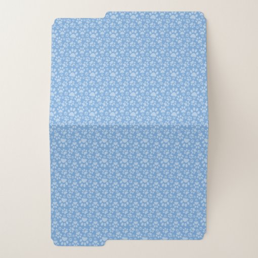 Dog Paw Print File Folders | Zazzle