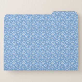 Dog Paw Print File Folders | Zazzle