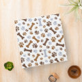 Dog Paw Prints Pattern 3 Ring Binder | Zazzle