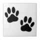 Dog Paw prints Tile | Zazzle