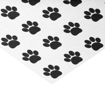 Dog Paw Prints Tissue Paper | Zazzle