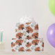 Dog paws pattern Rhodesian Ridgeback Wrapping Paper | Zazzle