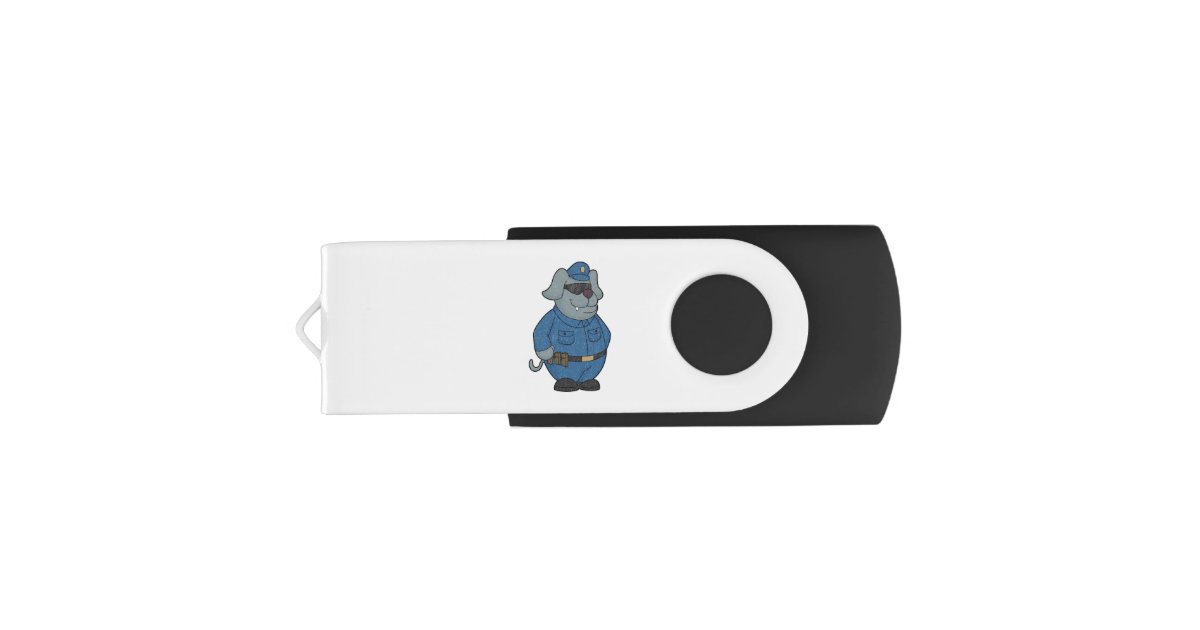 Dog Police officer Police Flash Drive | Zazzle