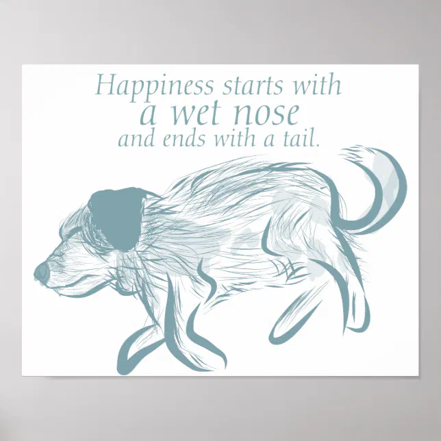 Dog Quote Art Print, Dog Art Print, Puppy Wall Art | Zazzle