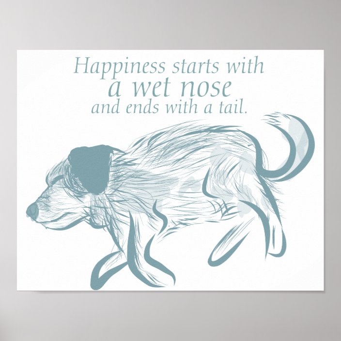Dog Quote Art Print, Dog Art Print, Puppy Wall Art | Zazzle.com