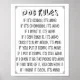 Dog Rules Poster | Zazzle