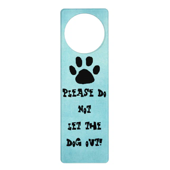 Dog Sign for Door | Zazzle