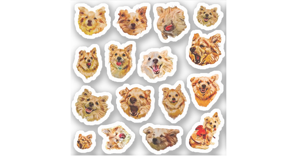 Dog Sticker Set | Zazzle