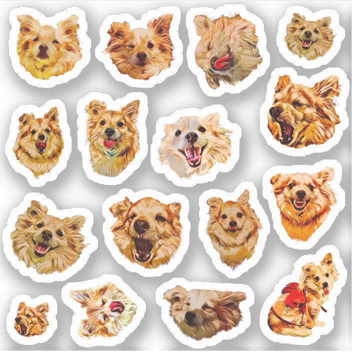 Dog Sticker Set | Zazzle.com