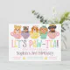 Dog Tea Party Birthday Invitation | Zazzle