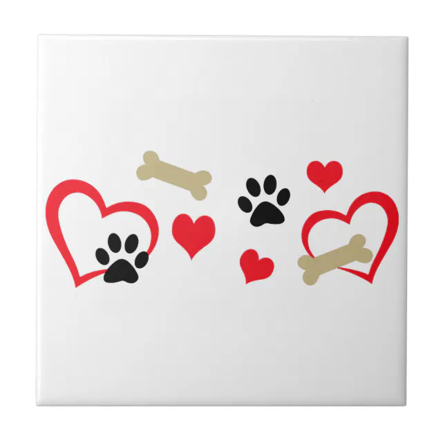 Dog Theme Ceramic Tile | Zazzle