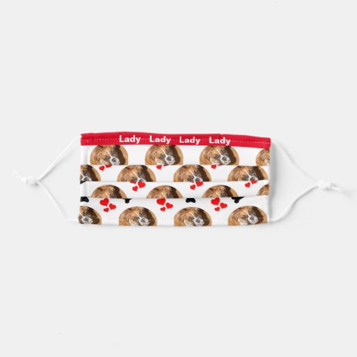 Dog Themed Face Masks, Add Dog Photo Adult Cloth Face Mask | Zazzle