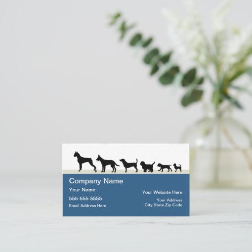 Dog Themed Pet Design Business Card | Zazzle