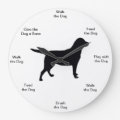 Dog Time Wall Clock | Zazzle