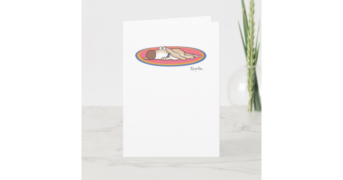 DOG TIRED CARD | Zazzle