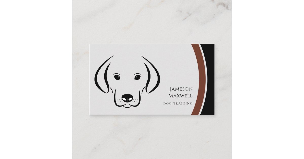 Dog Trainer Business Card | Zazzle
