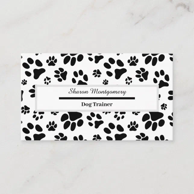Dog Trainer Business Card | Zazzle