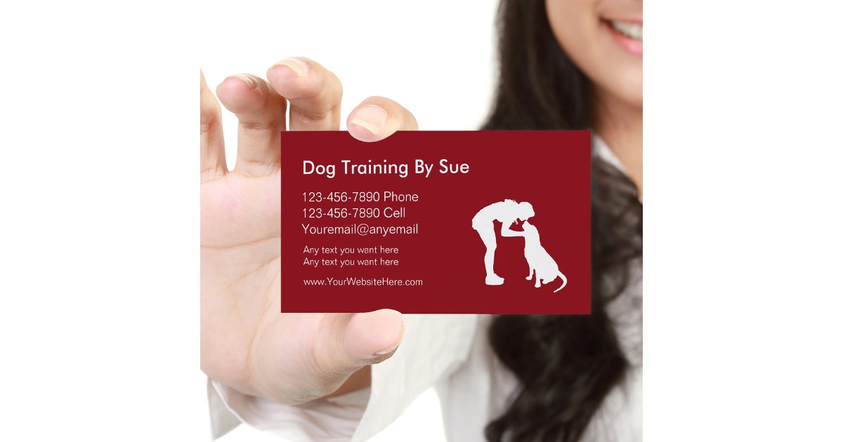 Dog Trainer Business Cards | Zazzle