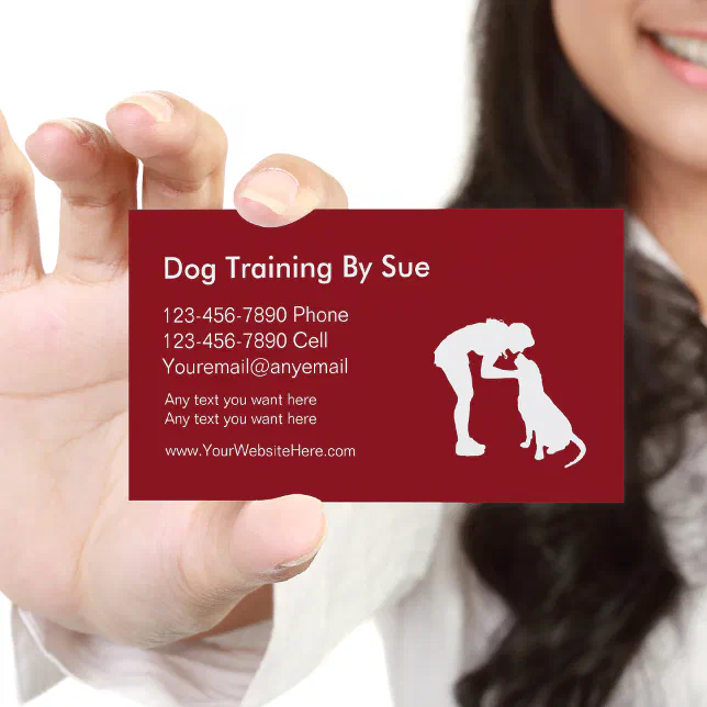 Dog Trainer Business Cards | Zazzle