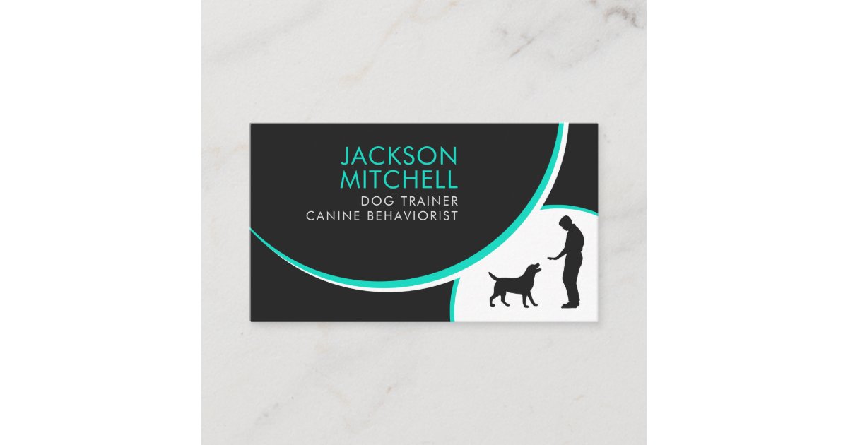 Dog Trainer - Canine Behaviorist Business Card | Zazzle