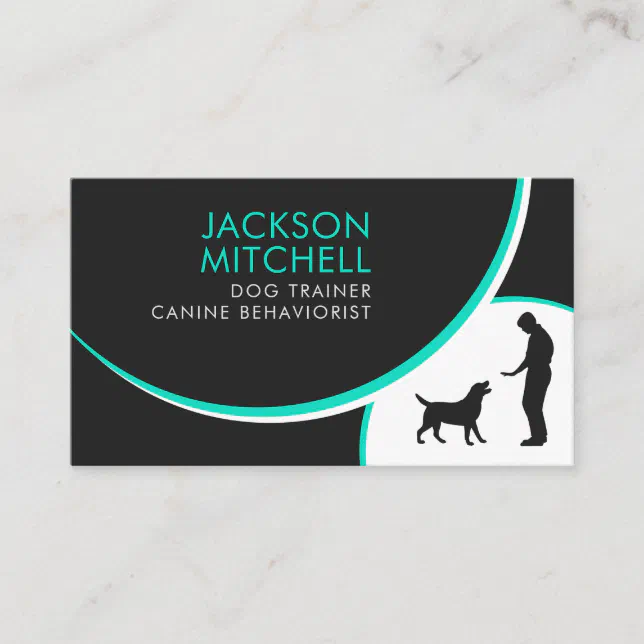 Dog Trainer - Canine Behaviorist Business Card | Zazzle