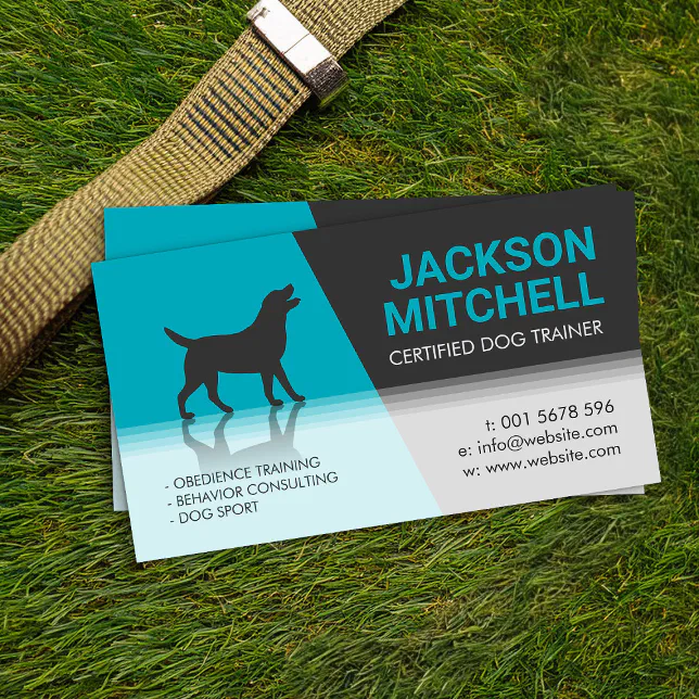 Dog Trainer - Canine Behaviorist Business Card | Zazzle