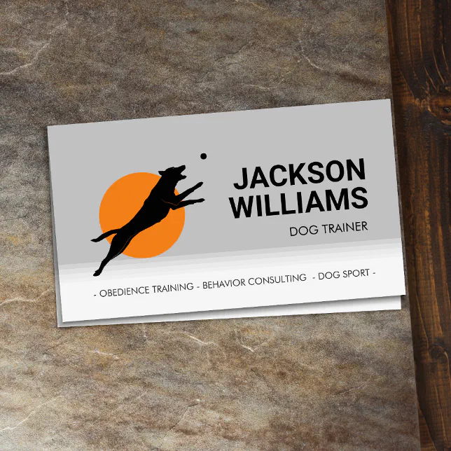 Dog Trainer - Canine Behaviorist Business Card | Zazzle