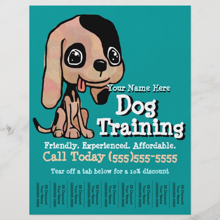 Dog Training.Puppy.Promotional Flyer | Zazzle.com
