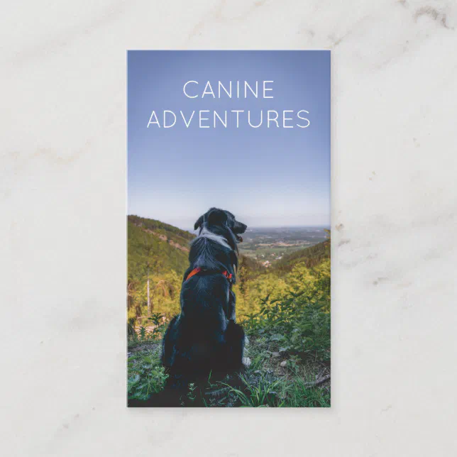 Dog Walker Adventure Walks And Hikes Business Card | Zazzle