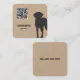 Dog Walker QR Code Square Business Card | Zazzle