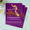 Dog Walking.Advertising Promotional Flyer | Zazzle