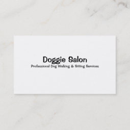 Dog Walking Business Card Loyalty Card | Zazzle
