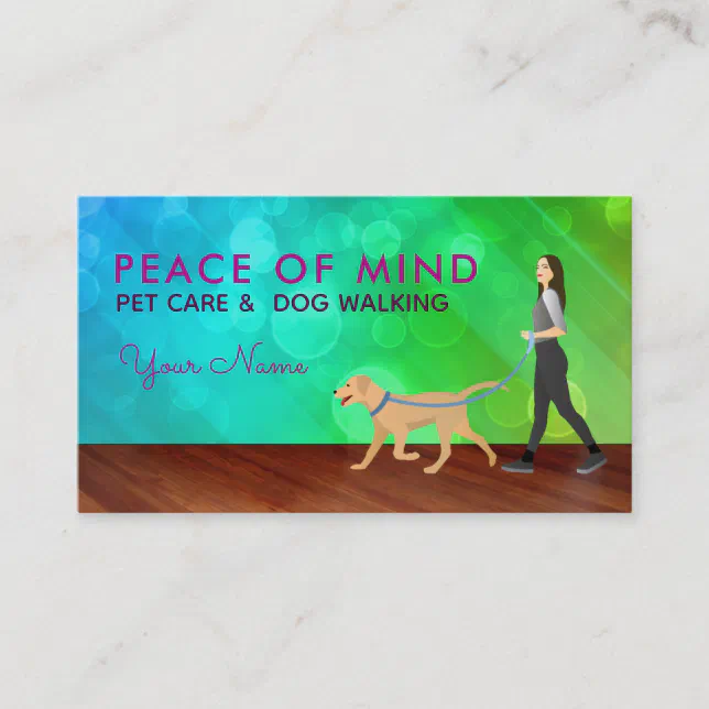 Dog Walking Business Cards | Zazzle