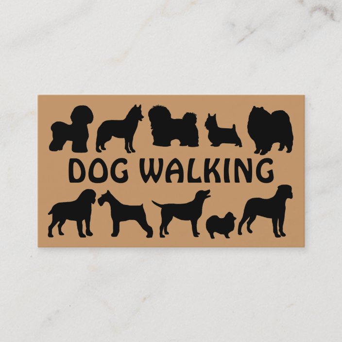 Dog Walking Fun Business Card | Zazzle.com