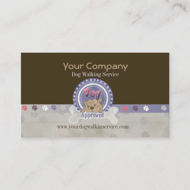 dog walking & Pet Sitting business cards | Zazzle