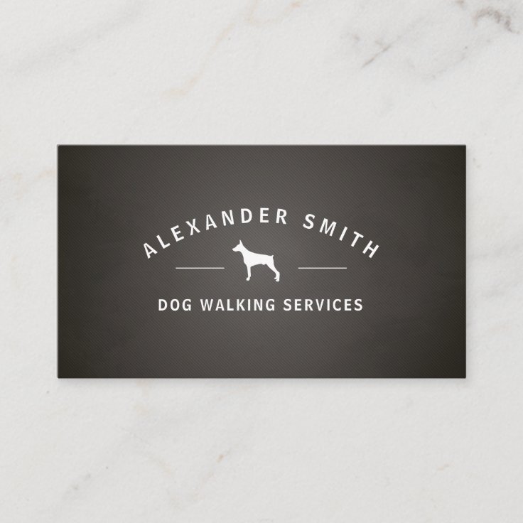 Dog Walking services Business Card | Zazzle