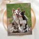 Dog Wedding Personalized Pet Photo Save The Date Announcement Postcard ...