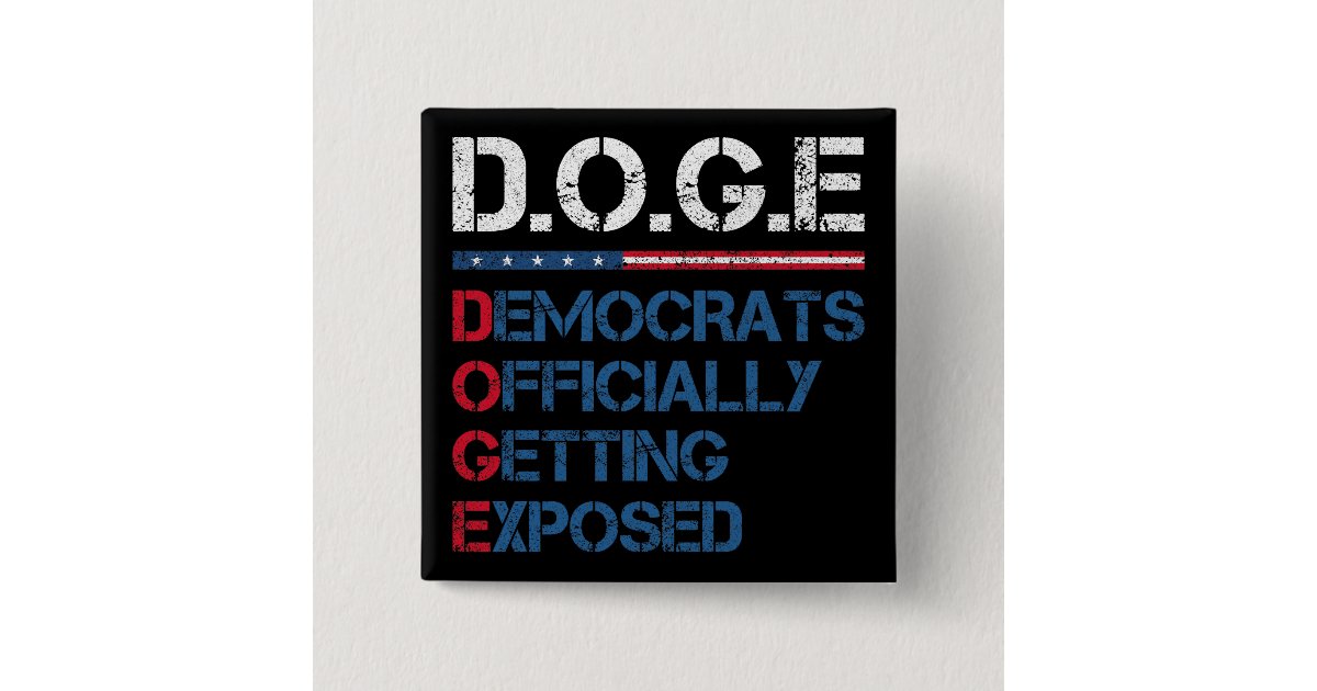 DOGE Department Of Government Efficiency Button | Zazzle