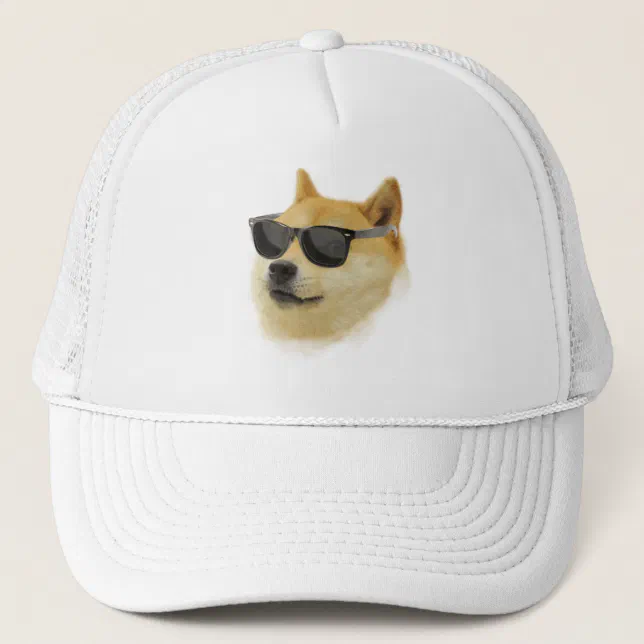 Doge In Shades Cap | Zazzle