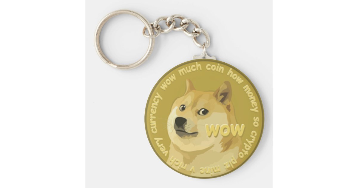 Doge Keychain | Zazzle