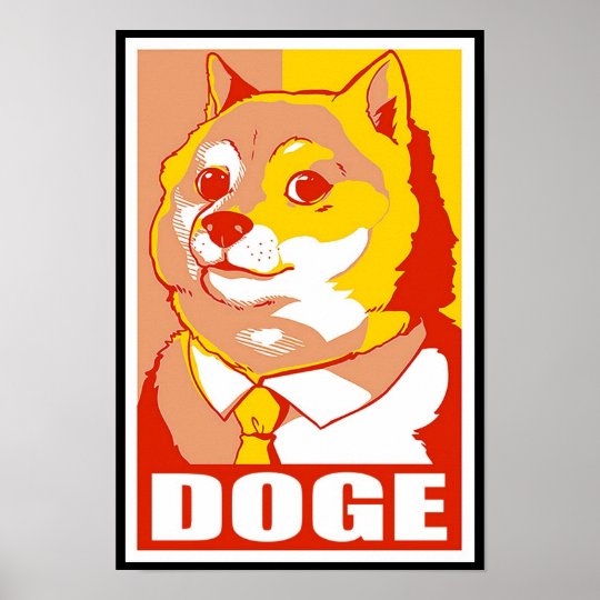 DOGE MEME POSTER | Zazzle.com