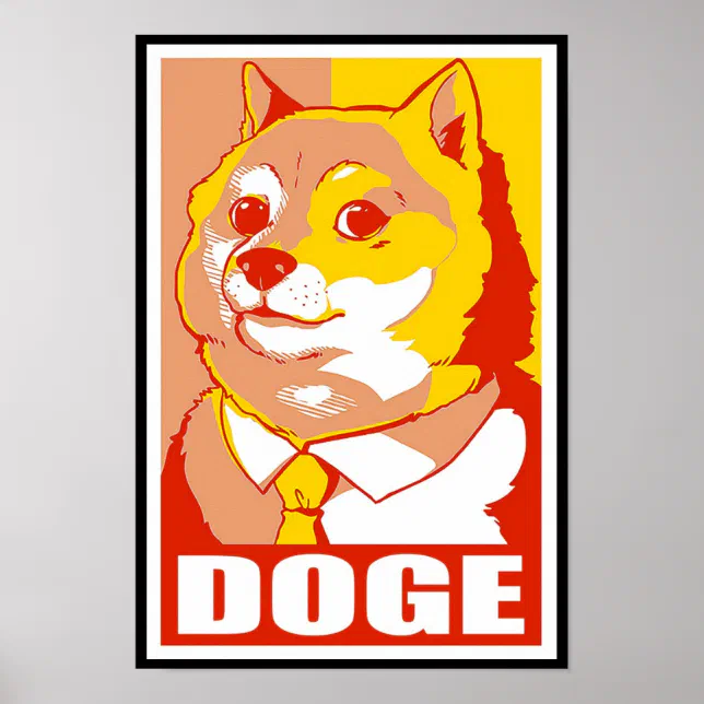 DOGE MEME POSTER | Zazzle