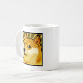 Doge Meme Square Doge Self Portrait Coffee Mug | Zazzle