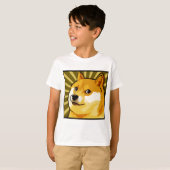 Doge Meme Square Doge Self Portrait T-Shirt | Zazzle