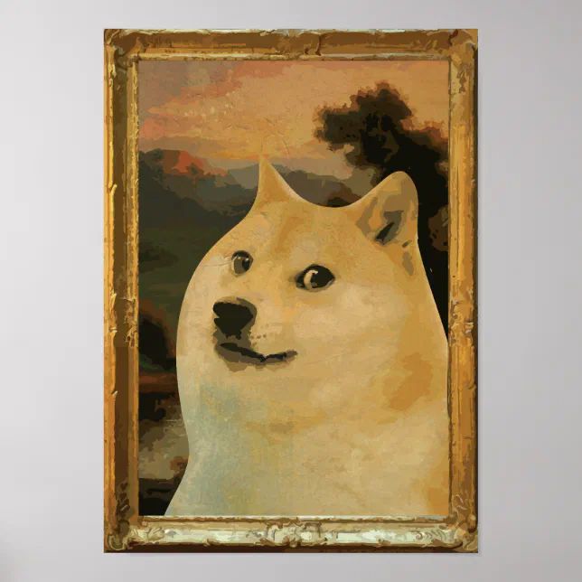 Doge Regal Poster | Zazzle