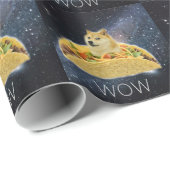 doge space taco meme wrapping paper | Zazzle