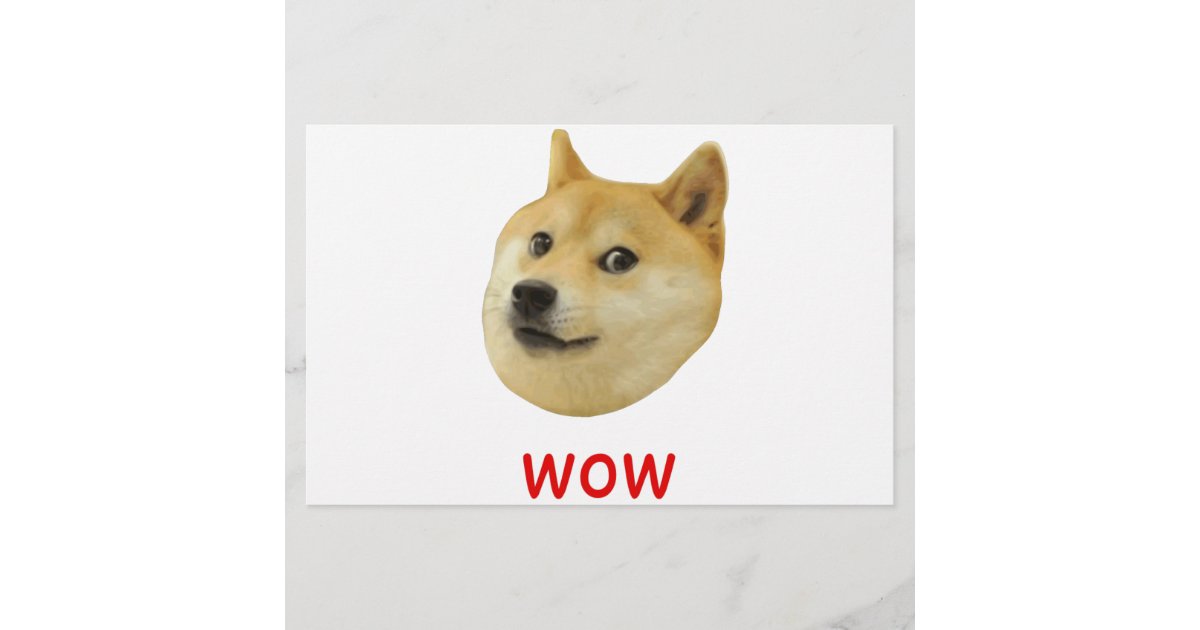 Doge Very Wow Much Dog Such Shiba Shibe Inu | Zazzle